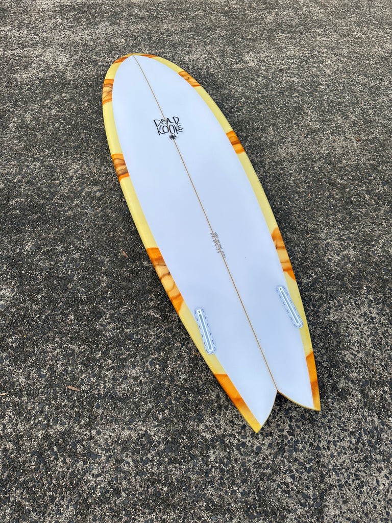 Yin Yang - 6'8 Creme Brûlée – Dead Kooks Surfboards