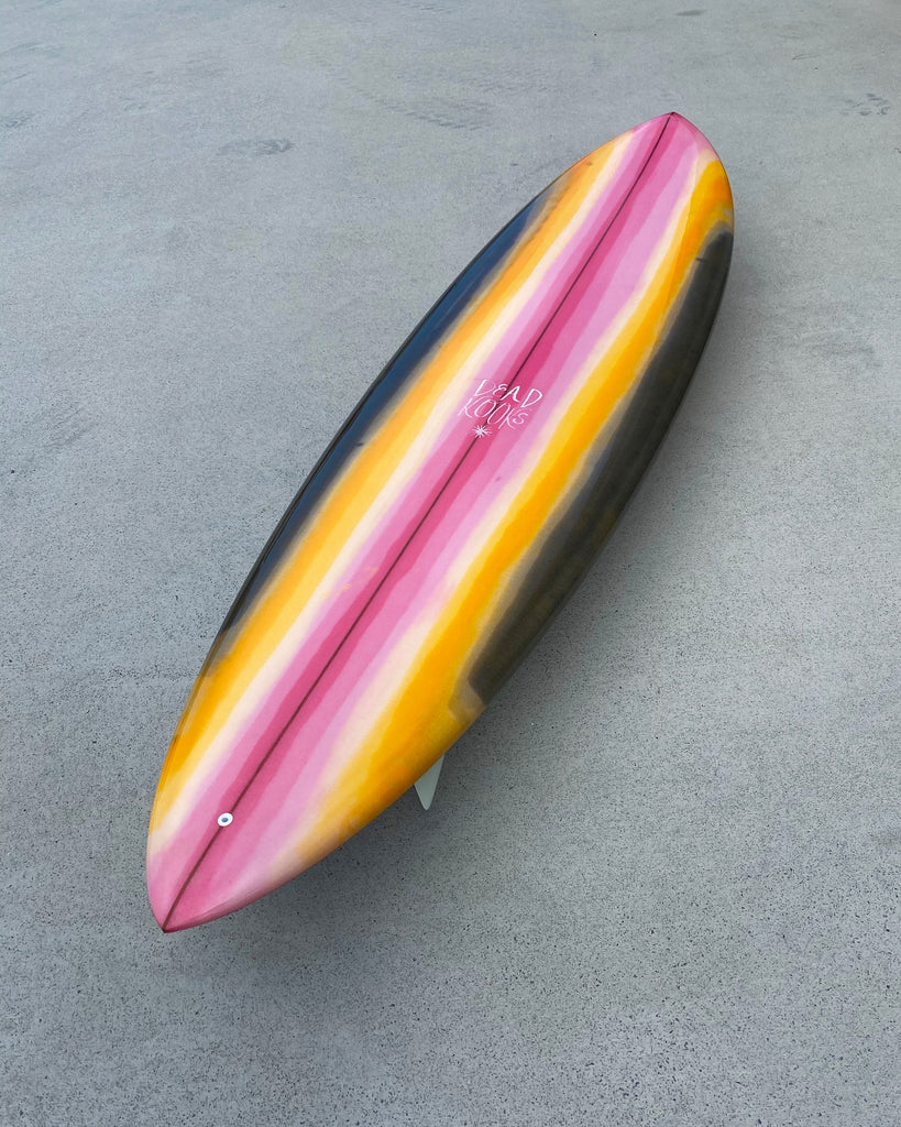 Hellhound - 6'8 Neon Beam Stripe – Dead Kooks Surfboards